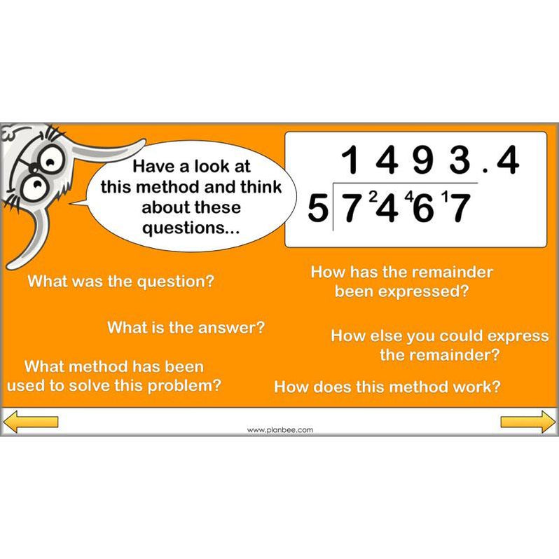 Division Year 6 Maths Lessons and Worksheets by PlanBee