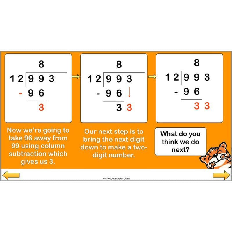 Division Year 6 Maths Lessons and Worksheets by PlanBee