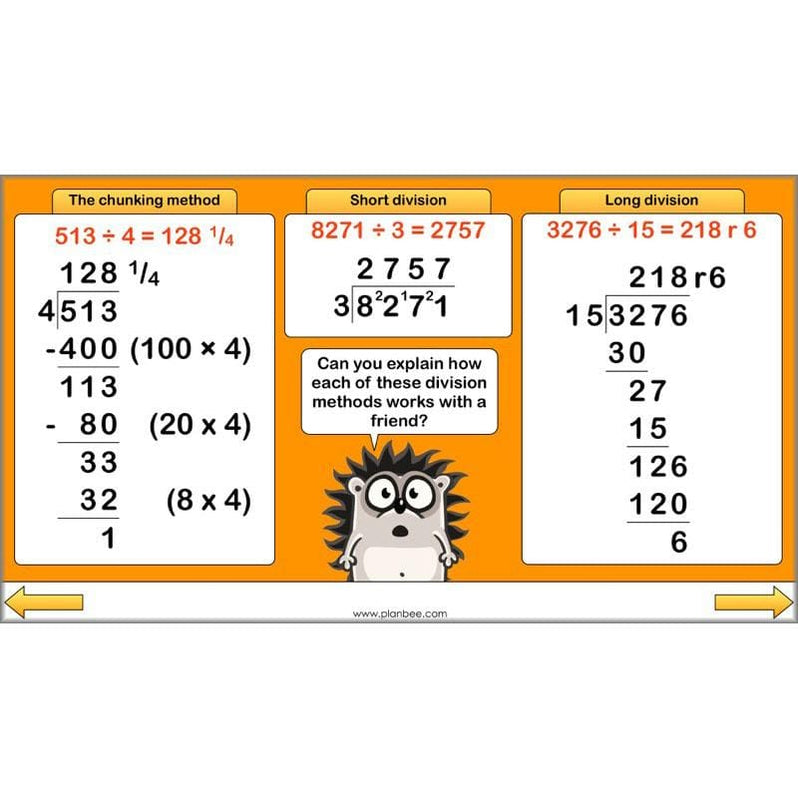 Division Year 6 Maths Lessons and Worksheets by PlanBee