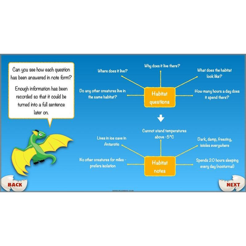 Dragons Non-chronological Reports KS2 Resources by PlanBee