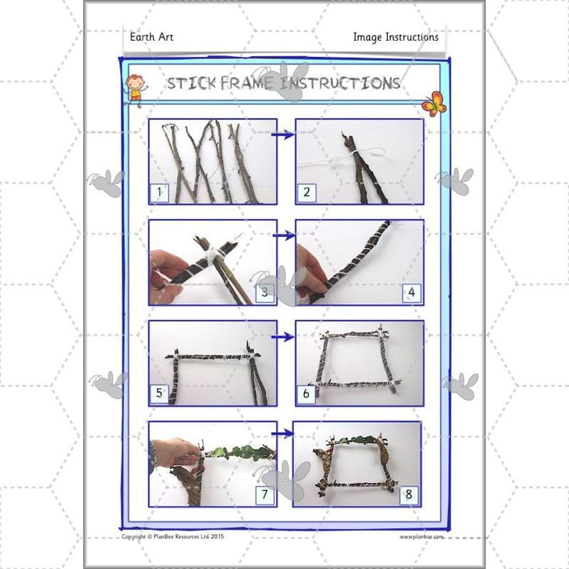 Earth Art KS1 Nature Art for Kids by PlanBee