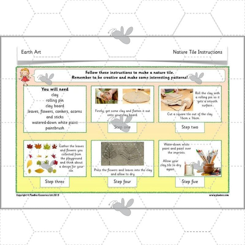 Earth Art KS1 Nature Art for Kids by PlanBee