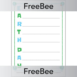 FREE Earth Day Acrostic Poem Template by PlanBee