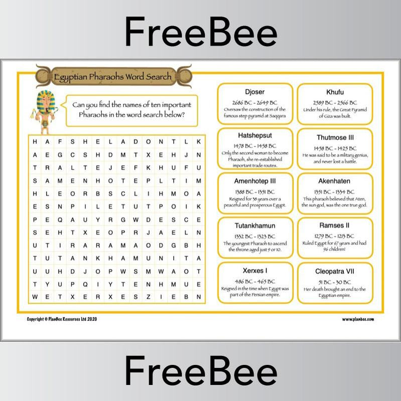 Ancient Egypt KS2 Lesson Plans & Resources — PlanBee