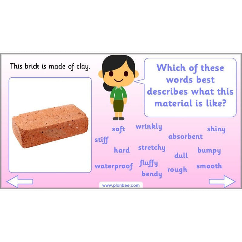 Everyday Materials Year 1 Science Materials Planning for KS1 — PlanBee