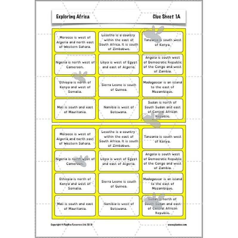 Exploring Africa KS2 Geography lessons for Year 5 & Year 6 — PlanBee