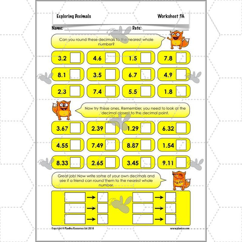 Exploring and Rounding Decimals Year 5 Maths by PlanBee
