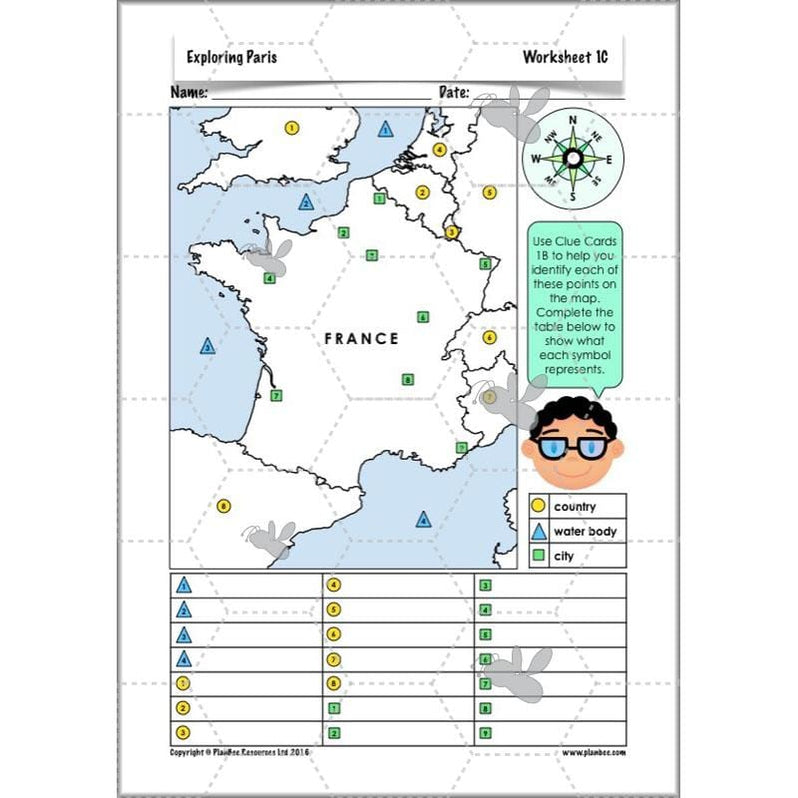 FREE exploring Paris scheme | PlanBee France KS2 Geography