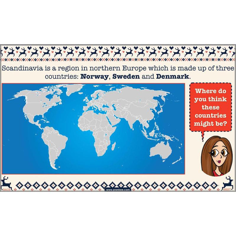 Exploring Scandinavia KS2 lesson pack Geography by PlanBee