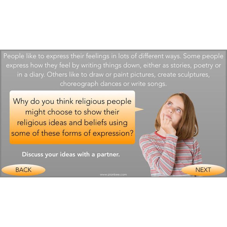 Expressing Faith through the Arts KS2 RE lessons by PlanBee
