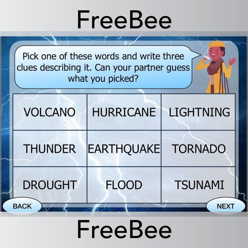 Free Extreme Earth Brain Teasers by PlanBee