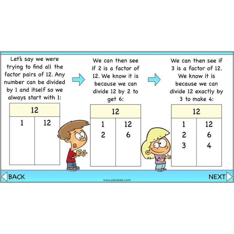 Factors & Multiples - Year 5 Maths Planning and Resources from PlanBee