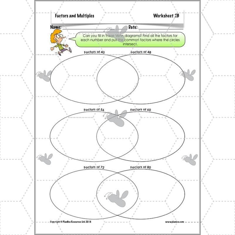 Factors & Multiples - Year 5 Maths Planning and Resources from PlanBee