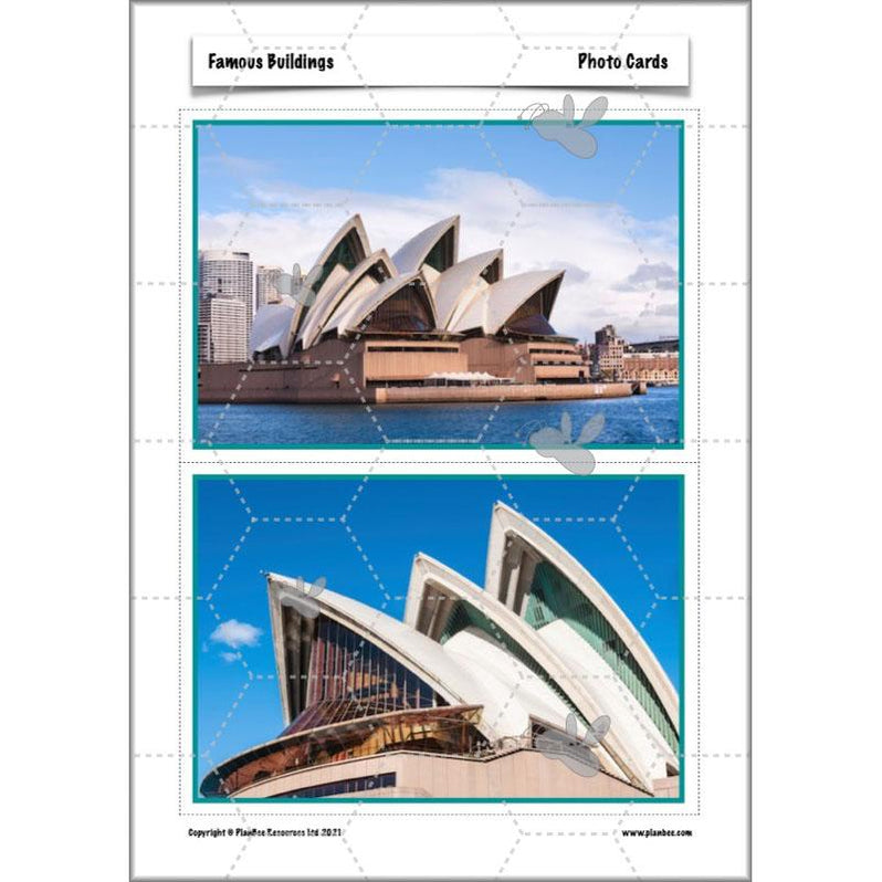 Downloadable KS2 Famous Buildings Art Lessons by PlanBee