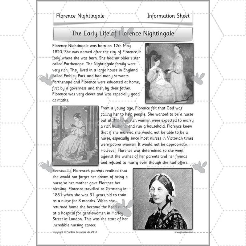Florence Nightingale KS1 Planning | Year 2 History PlanBee