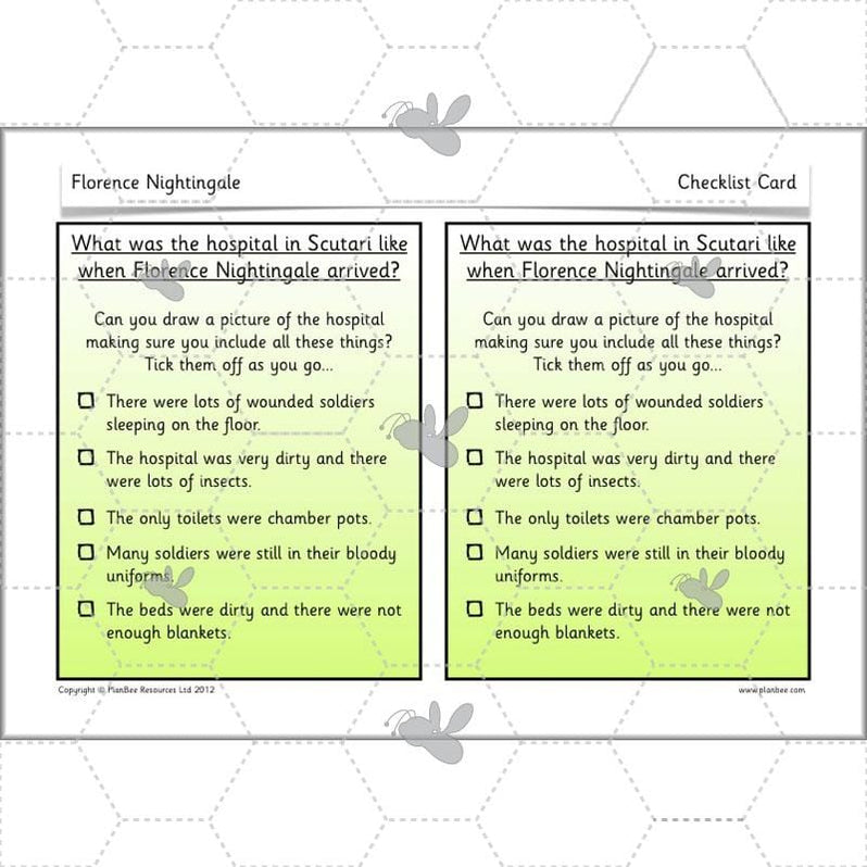 Florence Nightingale KS1 Planning | Year 2 History PlanBee