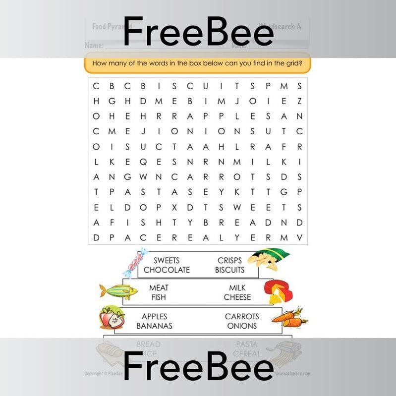 Downloadable World Food Day Activity Resources by PlanBee