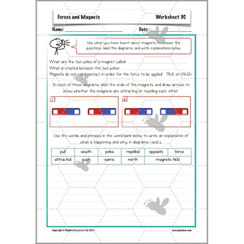 Forces and Magnets Year 3 Planning — PlanBee