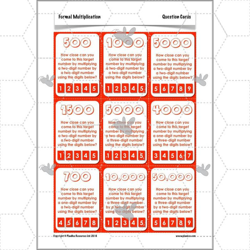 Formal Multiplication Year 5 Maths Lessons by PlanBee