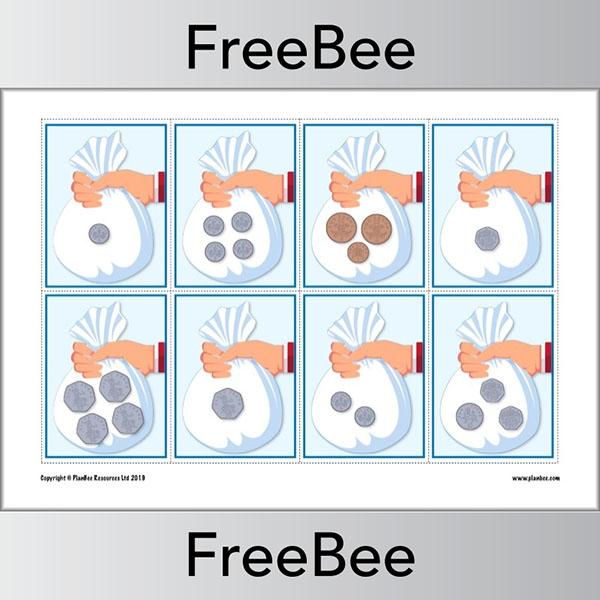 FREE Money Games KS1 Cards by PlanBee