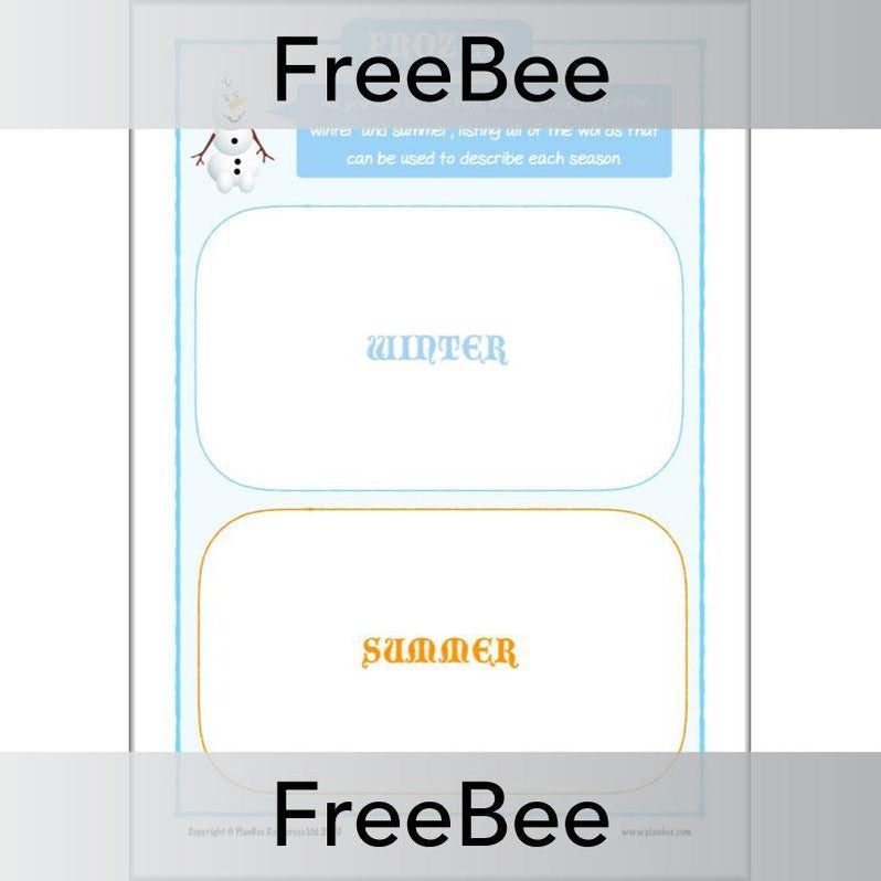 Frozen Activity Sheets Free PDF Worksheet by PlanBee