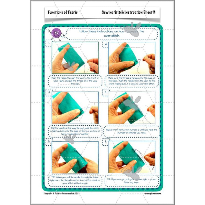 Functions of Fabric | KS2 Textiles Project | PlanBee DT