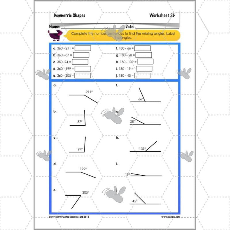 Geometry Year 6 Shapes Maths Lessons by PlanBee