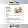 Free Printable Gingerbread Man Recipe for Kids by PlanBee
