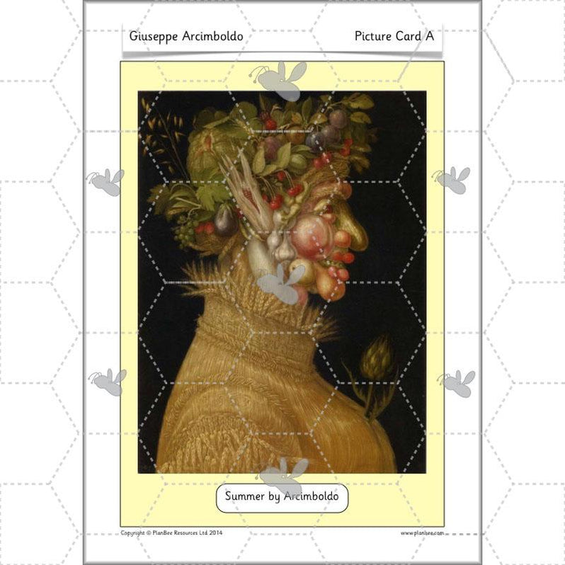 Giuseppe Arcimboldo KS1 Art Lessons for kids by PlanBee