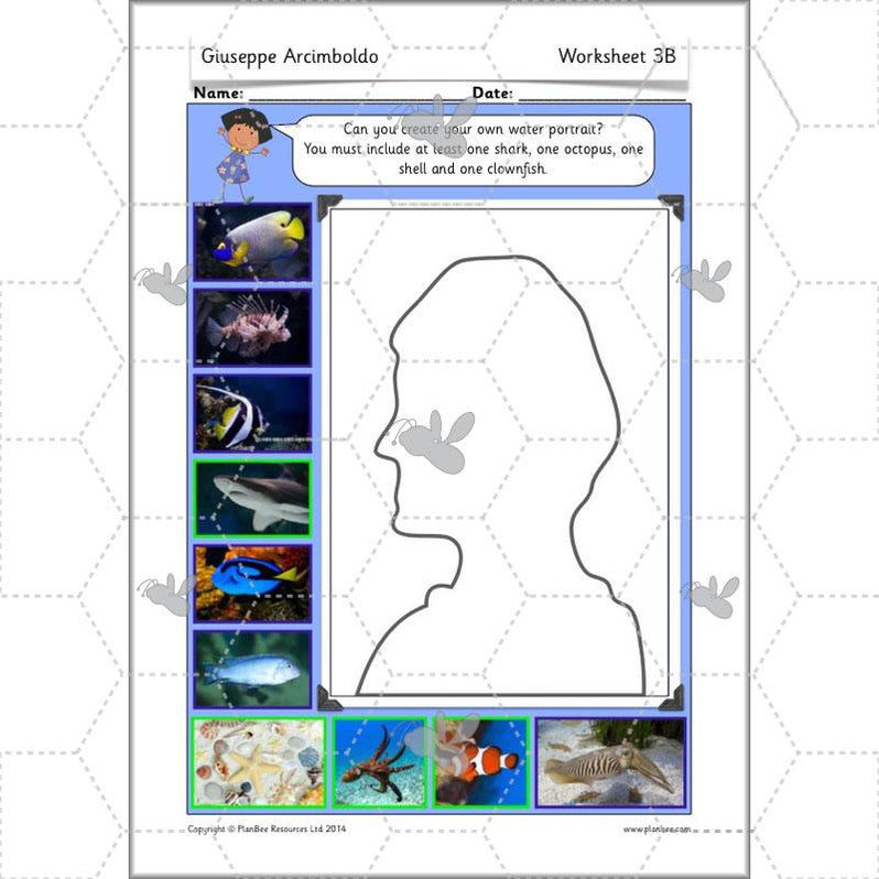 Giuseppe Arcimboldo KS1 Art Lessons for kids by PlanBee