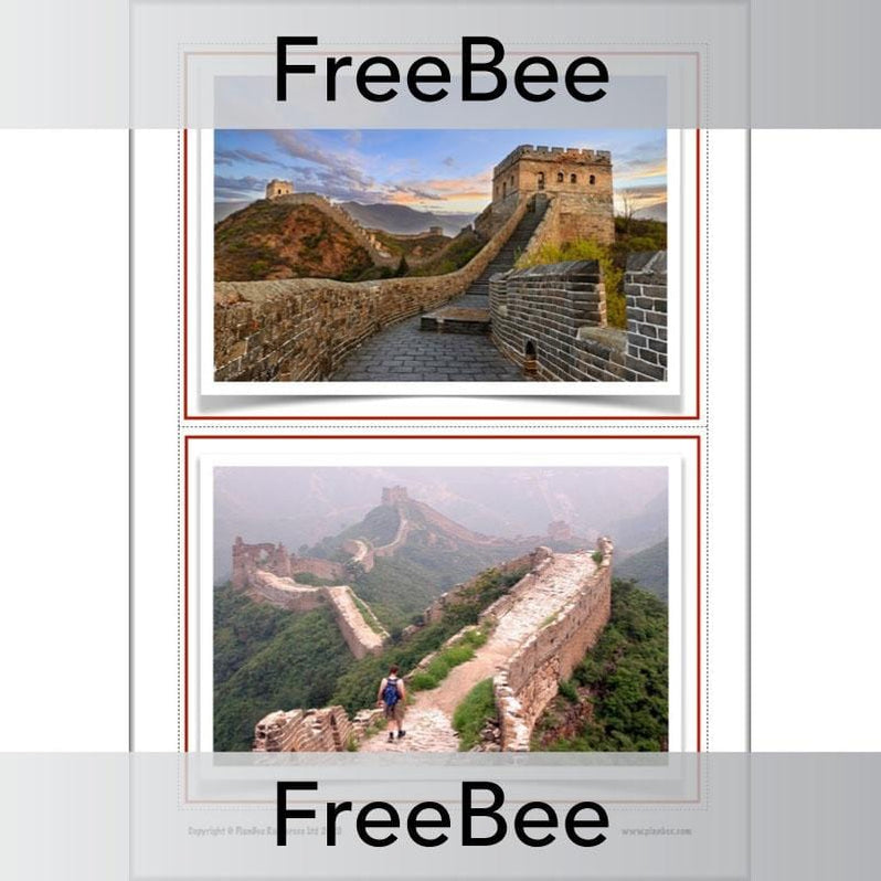 FREE Great Wall of China KS2 Display Cards — PlanBee
