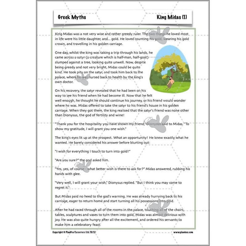 Greek Myths KS2 English Lessons | Year 5 | PlanBee
