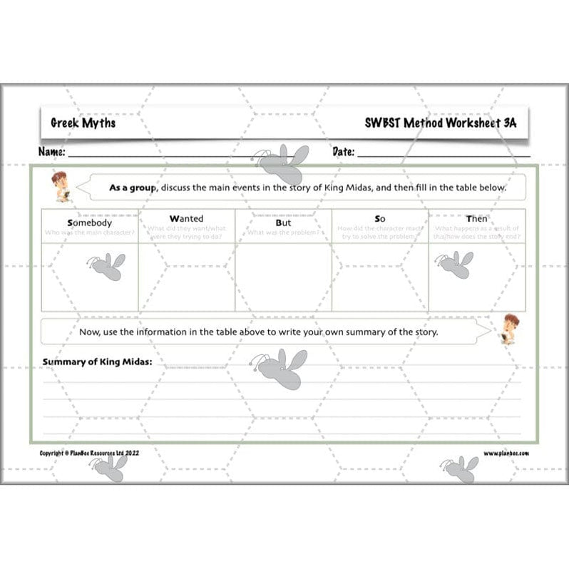 Greek Myths KS2 English Lessons | Year 5 | PlanBee