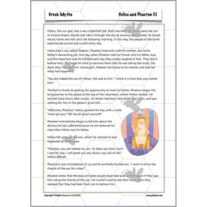 Greek Myths KS2 English Lessons | Year 5 | PlanBee