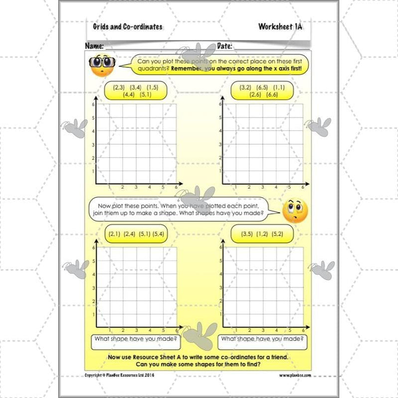 Grids and Coordinates Year 6 Maths Lesson by PlanBee