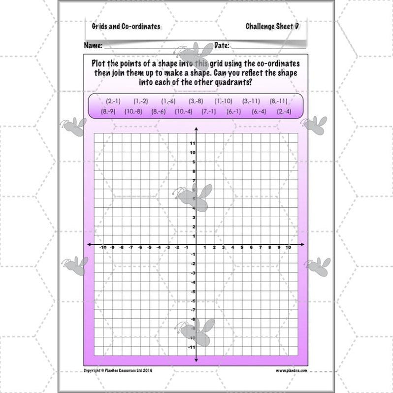 Grids and Coordinates Year 6 Maths Lesson by PlanBee