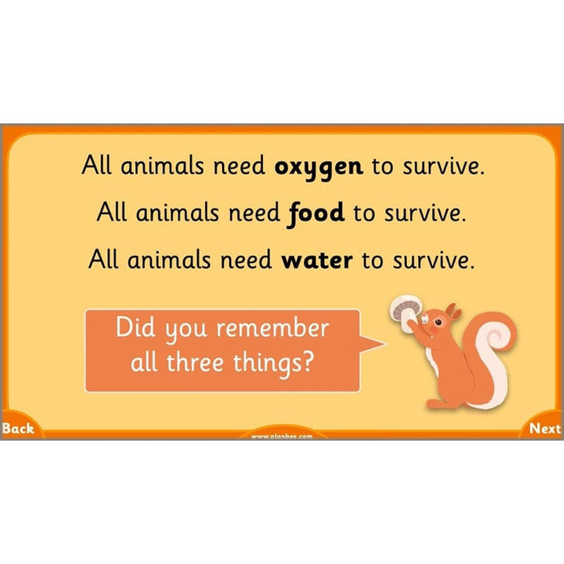 Growth and Survival: Animals including Humans Year 2 Science — PlanBee