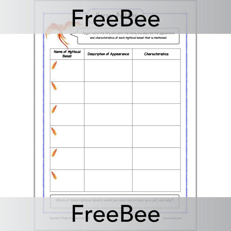 Harry Potter Activity Sheets Free PDF Resource by PlanBee