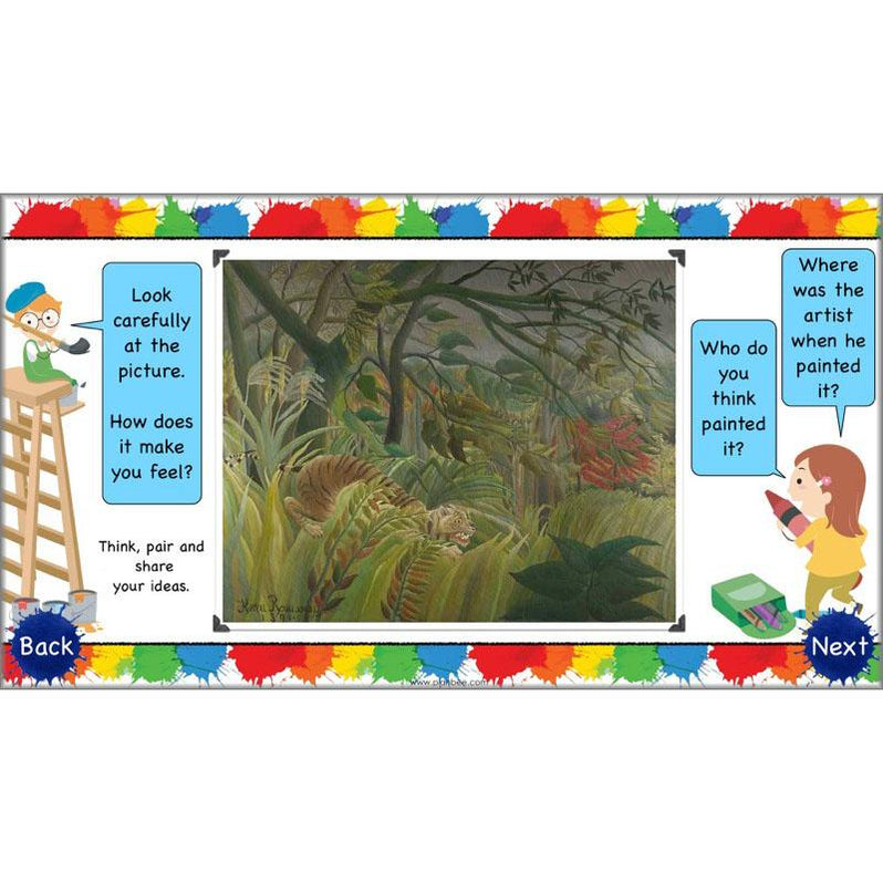 Henri Rousseau KS1 Art Lessons created by PlanBee