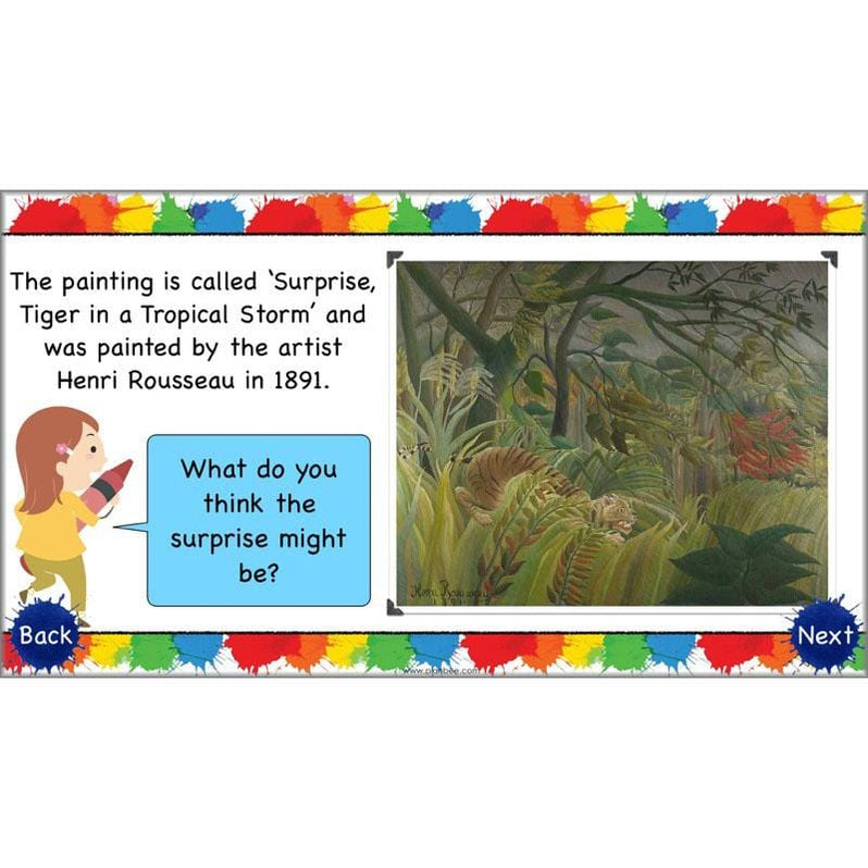 Henri Rousseau KS1 Art Lessons created by PlanBee