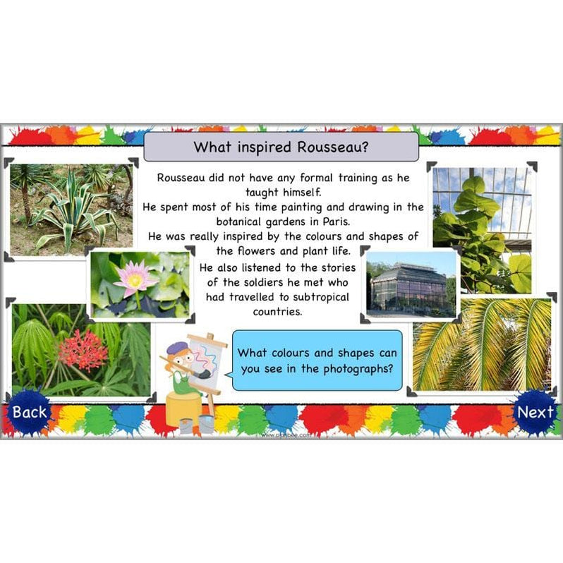 Henri Rousseau KS1 Art Lessons created by PlanBee
