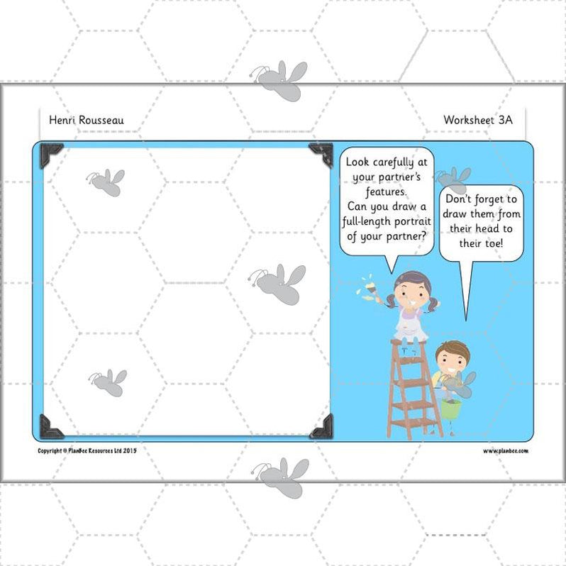 Henri Rousseau KS1 Art Lessons created by PlanBee