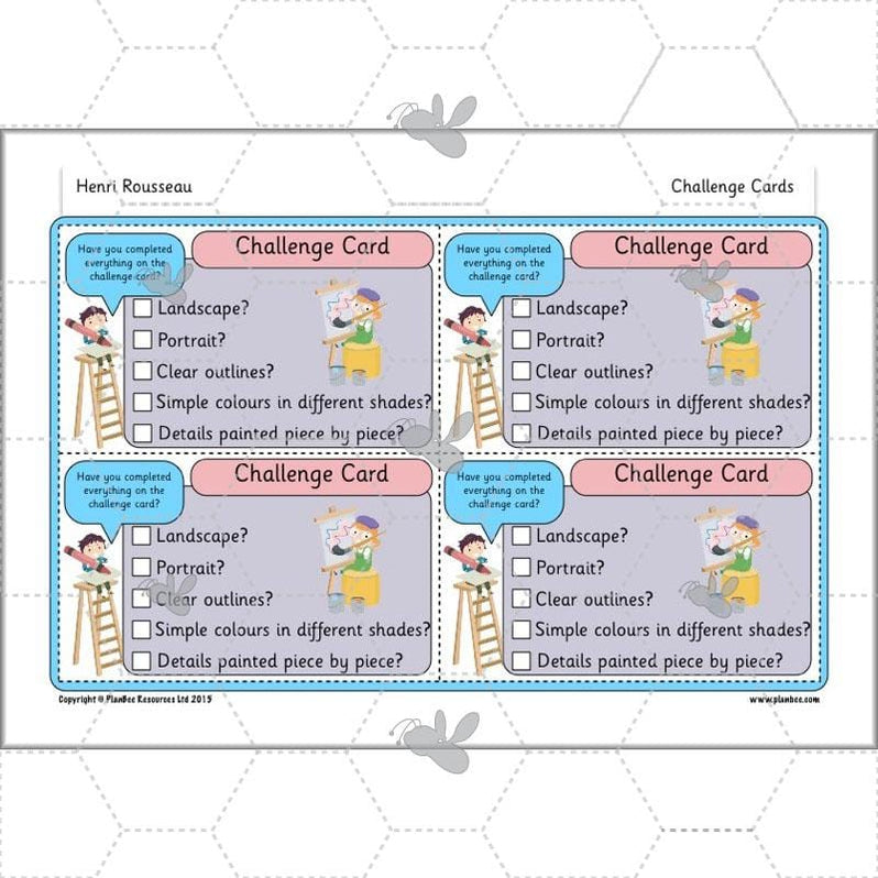 Henri Rousseau KS1 Art Lessons created by PlanBee