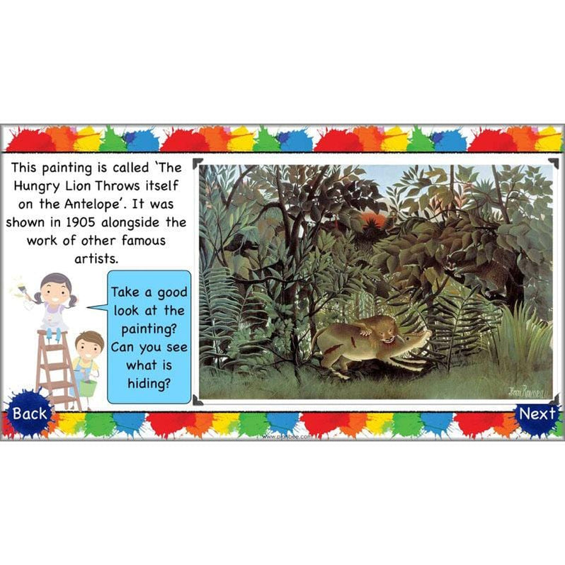 Henri Rousseau KS1 Art Lessons created by PlanBee