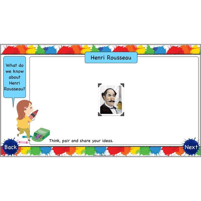 Henri Rousseau KS1 Art Lessons created by PlanBee
