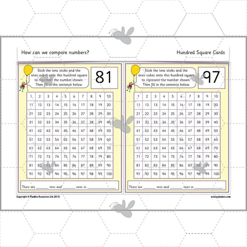 Comparing Numbers Year 2 Place Value Maths by PlanBee