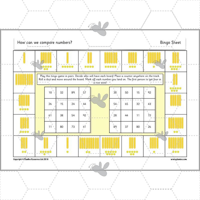 Comparing Numbers Year 2 Place Value Maths by PlanBee