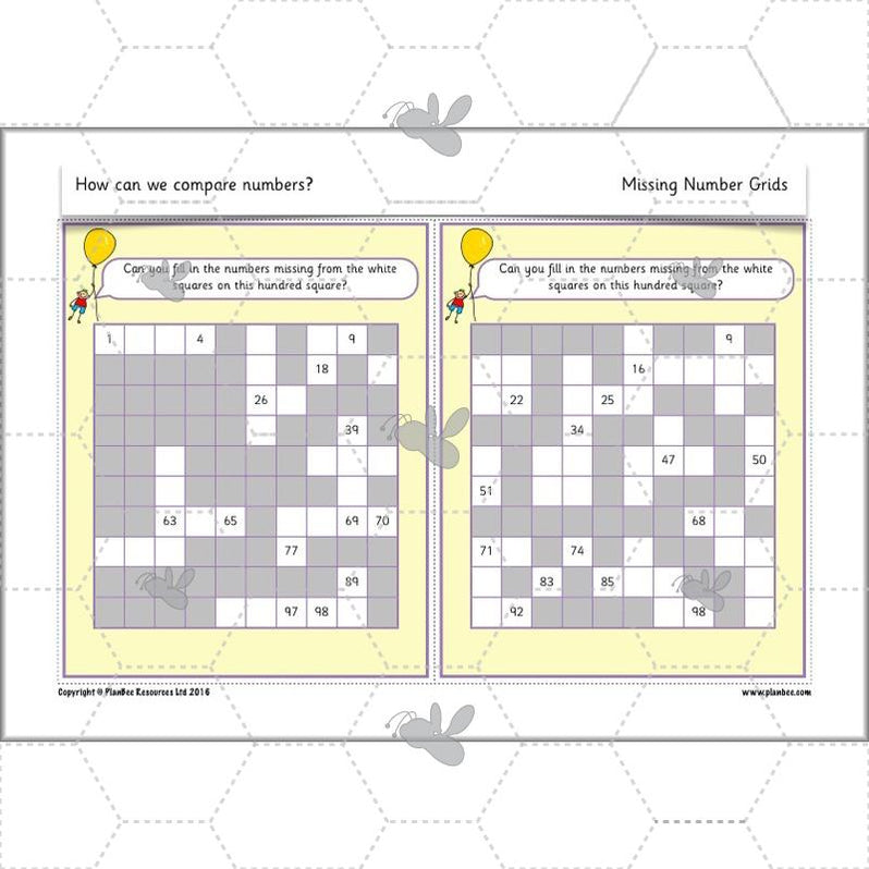 Comparing Numbers Year 2 Place Value Maths by PlanBee