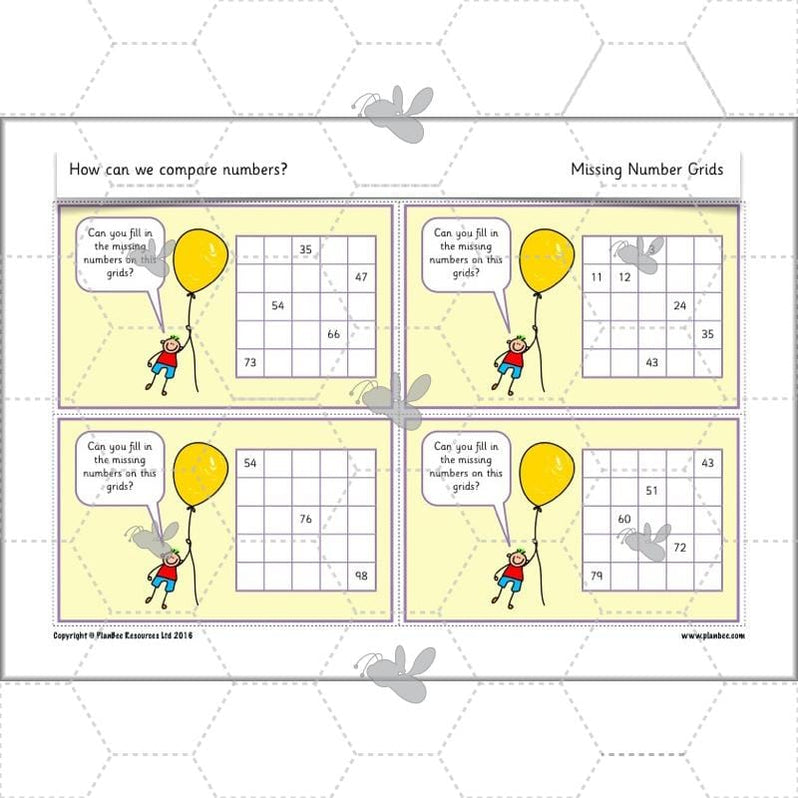Comparing Numbers Year 2 Place Value Maths by PlanBee