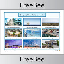 Free Human features of the UK Photo Mat by PlanBee